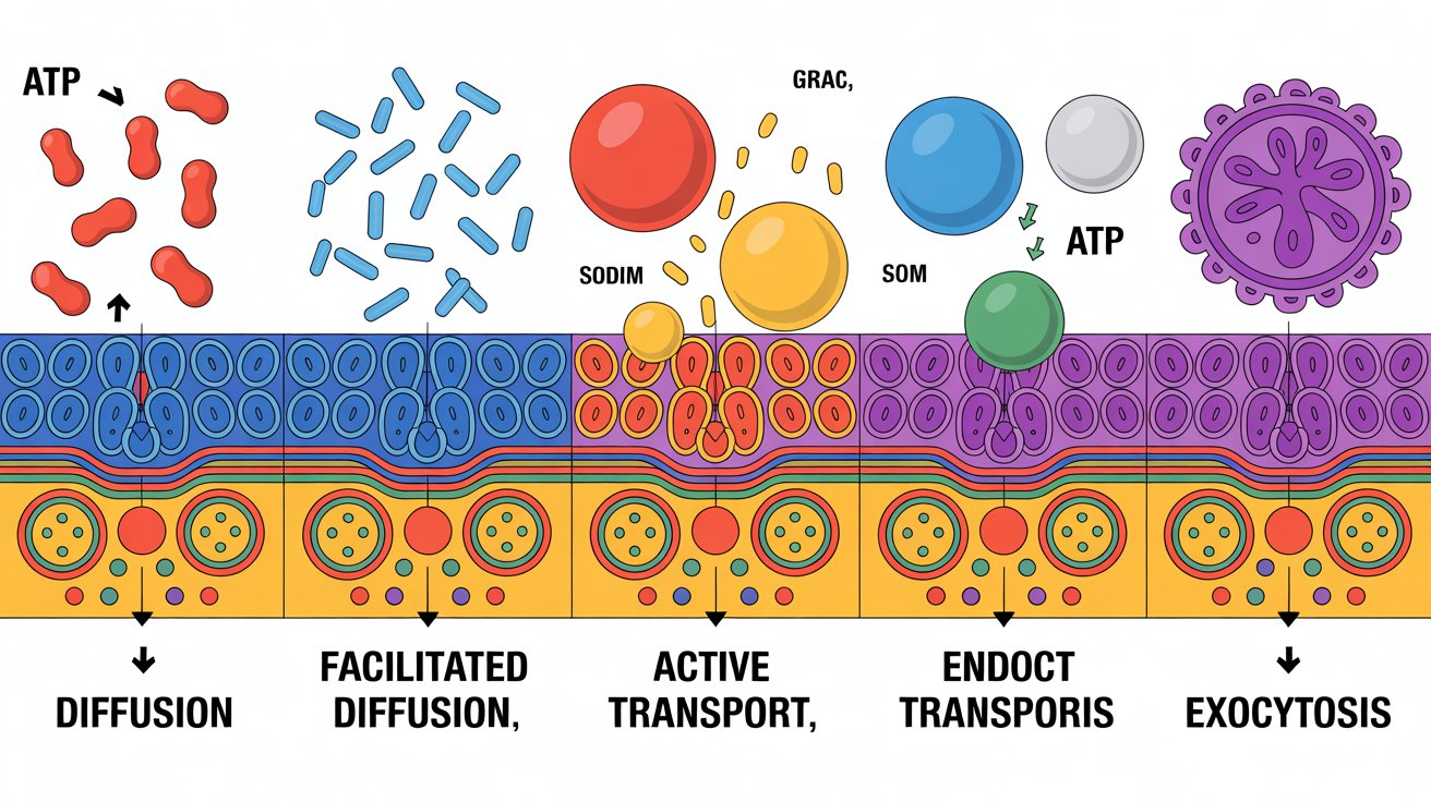 Structure and Functions of Cell | Transport and Division